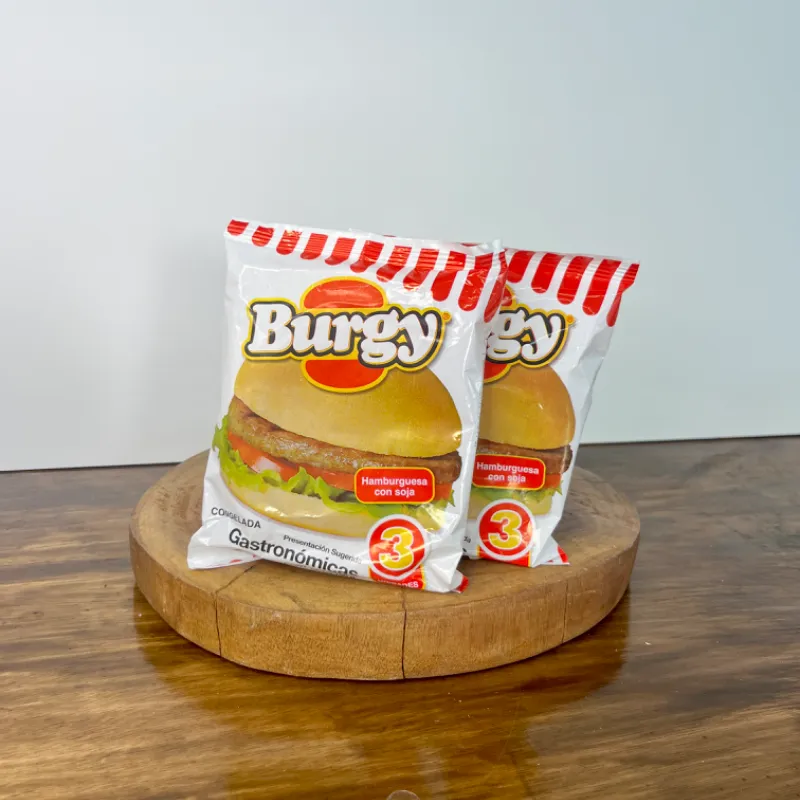Hamburguesa de Res Burgy (3u), Productos Congelados. 🥩🐟 - Bodegón El Solar | El Yerro Menú
