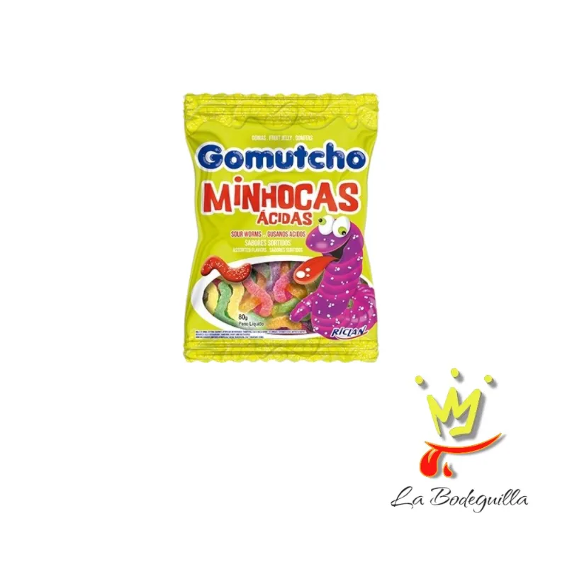 Gomitas Gomutcho Minhocas 64g, CONFITURAS Y CHUCHERÍAS 🍭 - La ...