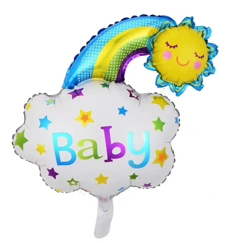 Globo Sol Arcoiris Baby Boy, Globos para Baby Shower - Luxury Balloons | El Yerro Menú