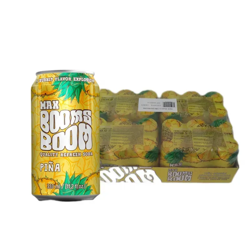 Refresco Max Booms Boom Piña (330 ml. x 24 Unidades), BEBIDAS - NEF ...